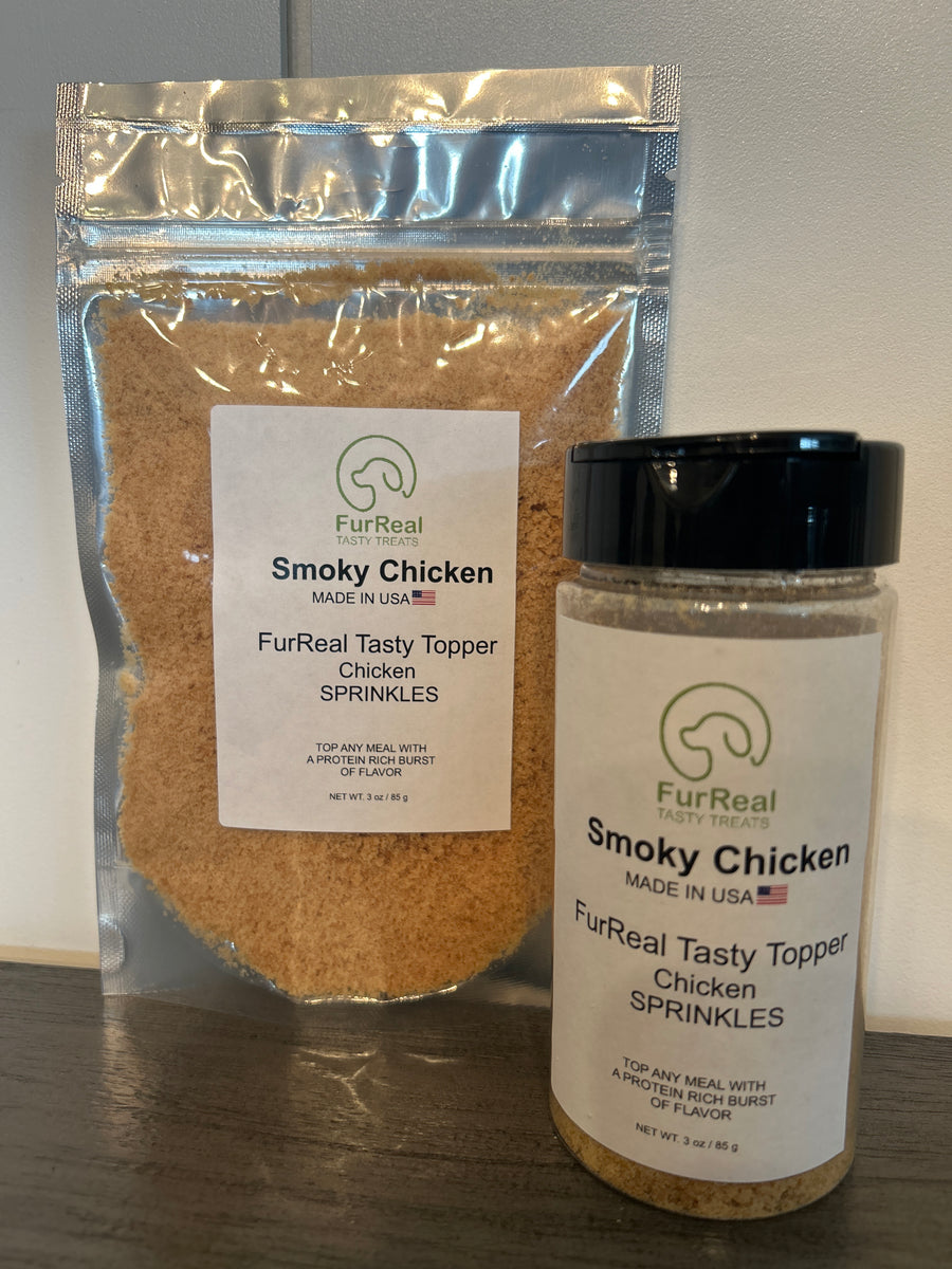 Smoky chicken kibble topper – FurReal Tasty Treats
